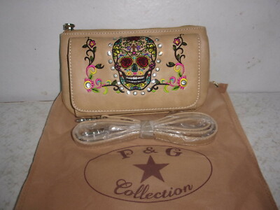P&G Collection Sugar Skull Clutch Purse -# BA2891-D - NWT | eBay