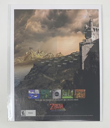 2003 Legend of Zelda: The Wind Waker Nintendo Gamecube Print Ad Poster ...