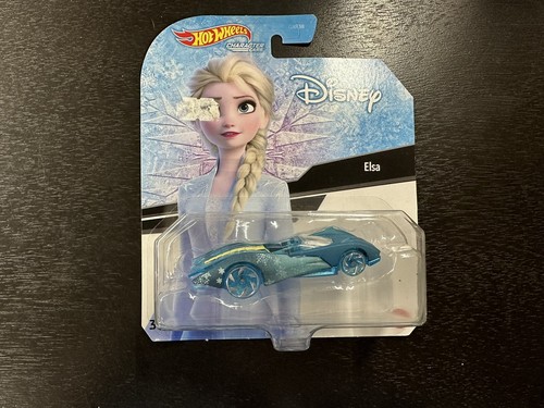 Hot Wheels Character Cars Disney Elsa Frozen Mattel Collector Edition ...