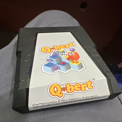 Qbert Game Atari 2600 1988 Parker Brothers Bros New Label! Combo ...