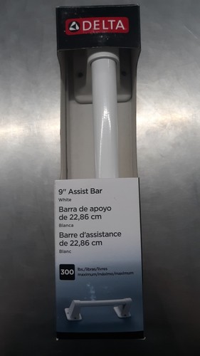 Delta 9" Assist Bar, White, DF509W | eBay