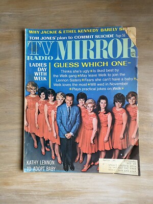 TV Radio Mirror September 1969 Jackie Ethel Kennedy Kathy Lennon | eBay