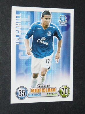 TIM CAHILL EVERTON TOFFEES TOPPS CARD PREMIER LEAGUE FOOTBALL 2007-2008 ...