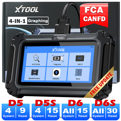2025 XTOOL D5 D5S D6 D6S Newest Code Reader Car OBD2 Diagnostic Tool ...