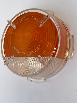 47H5504 - LUCAS SIDE/FLASHER LENS L632 54570378 OE MGA, MOGGI, MORRIS ...