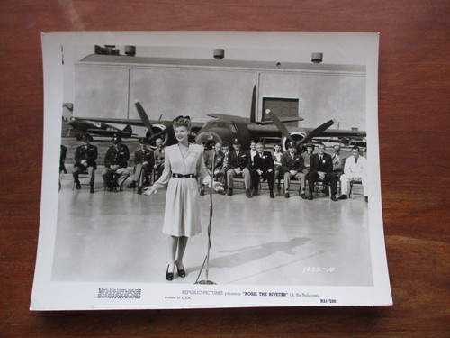 ROSIE THE RIVETER ORIGINAL R51 BW MOVIE STILL JANE FRAZEE VG | eBay