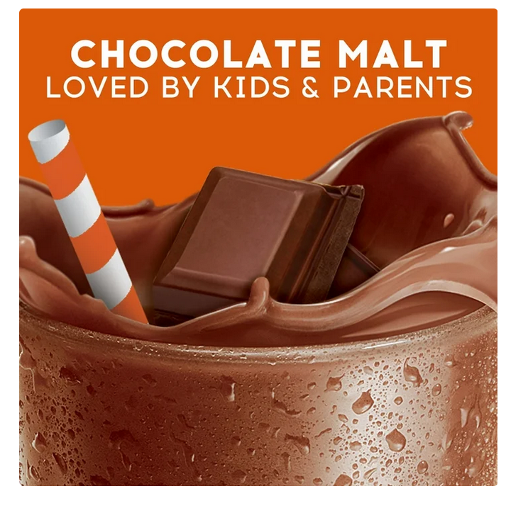 Ovaltine Chocolate Malt Powdered Drink Mix for Hot and Cold Milk ...