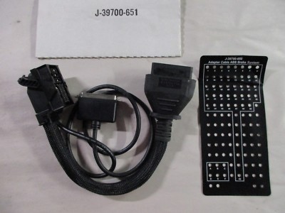 KENT MOORE TOOL J-39700-650 J-39700-651 BREAKOUT BOX ADAPTER & OVERLAY ...