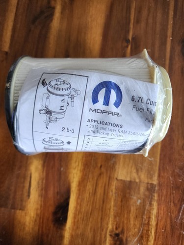 Dodge Ram 6.7 Liter Diesel Fuel Filter Mopar 68157291AA MO-291 - New ...