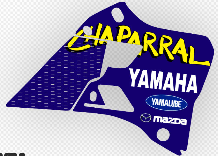 YAMAHA WR 250 1998 Jeremy McGrath Chaparral Replica Graphics 1997 ...