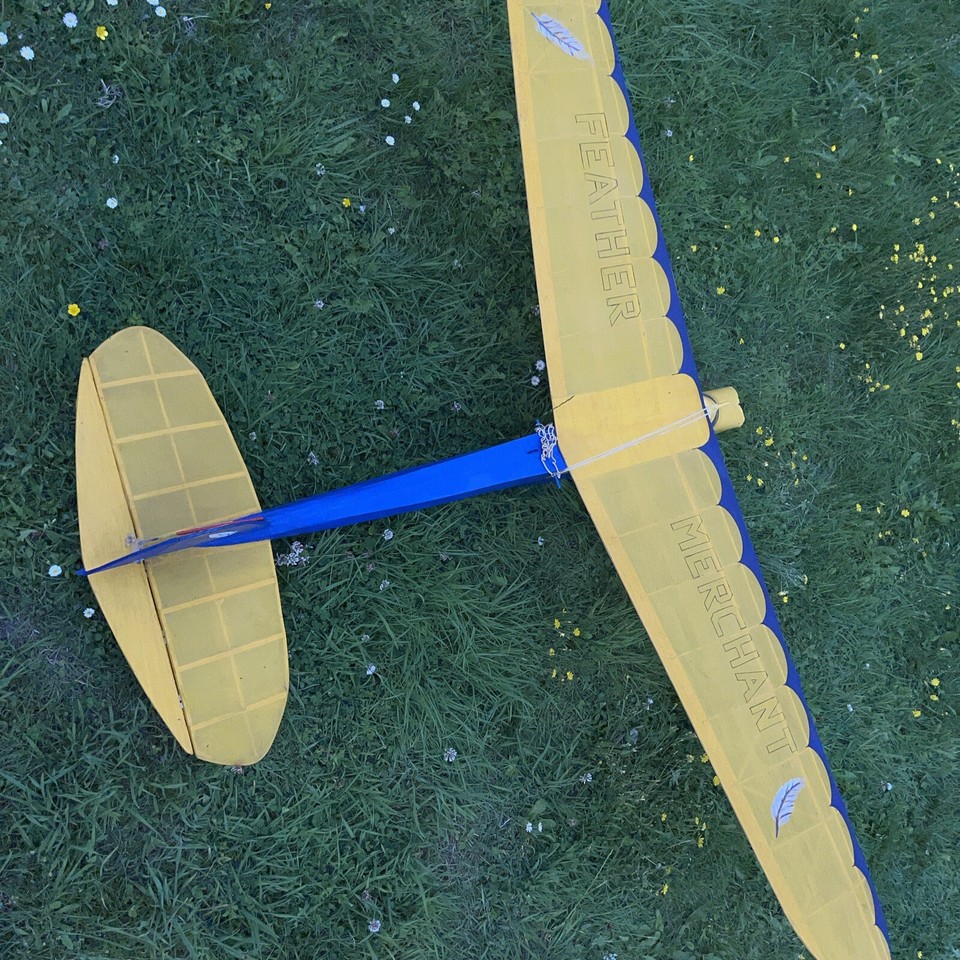 Feather Merchant Vintage 72” RC Aircraft Model Aeroplane Air Plane Air ...