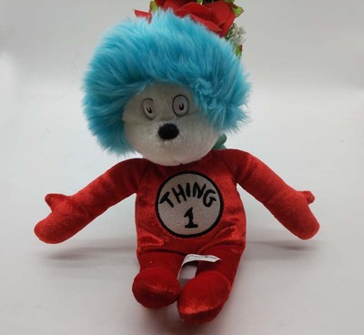 Universal Studios Dr Seuss Thing 1 Plush 12" STUFFED ANIMAL PLUSH TOY ...