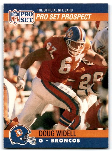 1990 Pro Set Doug Widell Rookie Denver Broncos #730 | eBay