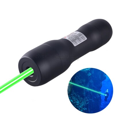 GD8-H 525nm Waterproof Green Laser Pointer Diving Laser Pen Depth of 5 ...