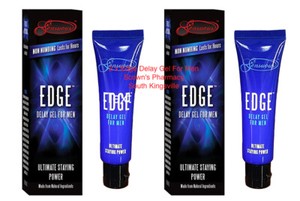 2 x Edge Delay Gel 7mL For Men Helps Prevent Premature Ejaculation Non ...