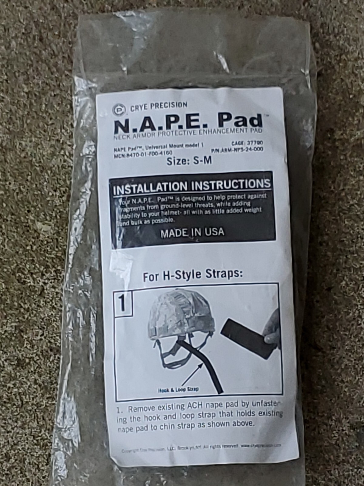 NEW NAPE Pad Model 1 Small / Medium ACU Camo. | eBay