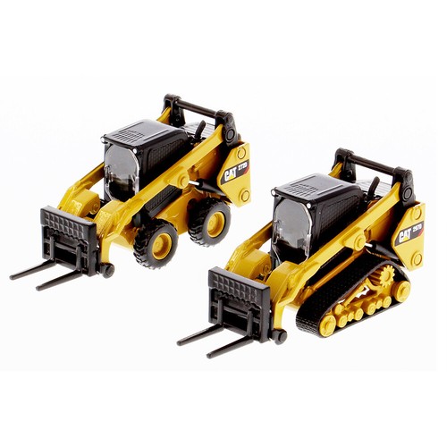 CAT 1:64 Diecast Vehicle 297D2 Multi Terrain Loader & 272D2 Skid ...