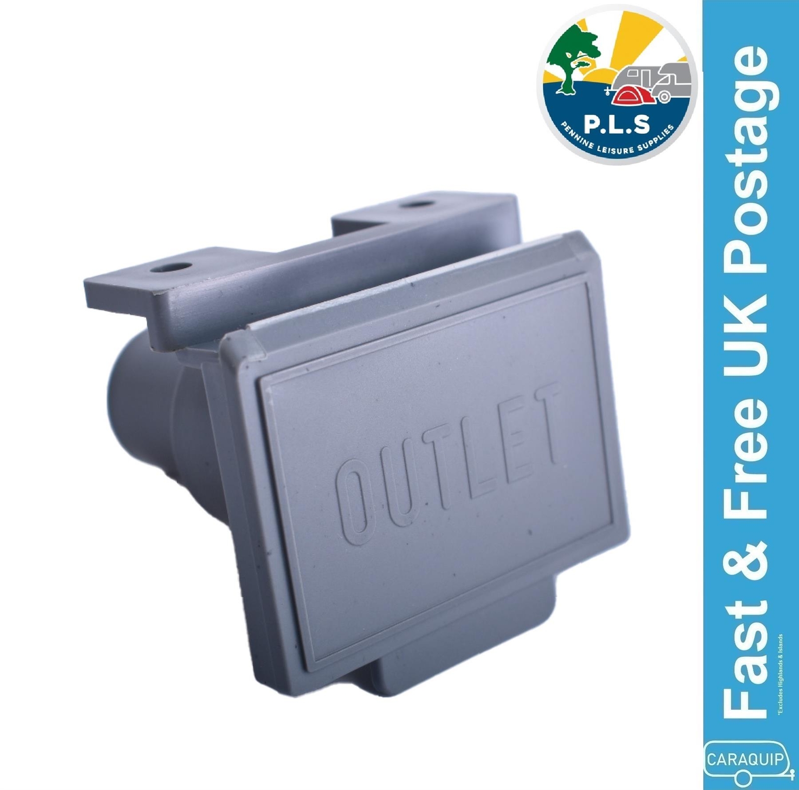 Waste Water Outlet Hose Socket + Flap 19mm | Grelly Deutschland