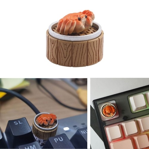 Cute Keys 3D Crab Cute Keycaps ESC Keycap for Mechanical Keyboard OEM ...