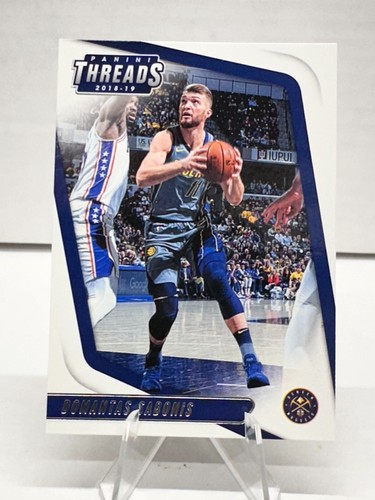 2018-19 Panini Threads Basketball #63 Domantas Sabonis Indiana Pacers ...
