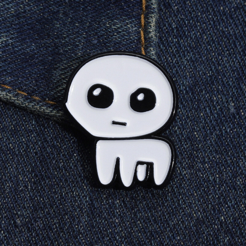 TBH Creature Cartoon Monster Autism Enamel Lapel Pin Introvert Patients ...