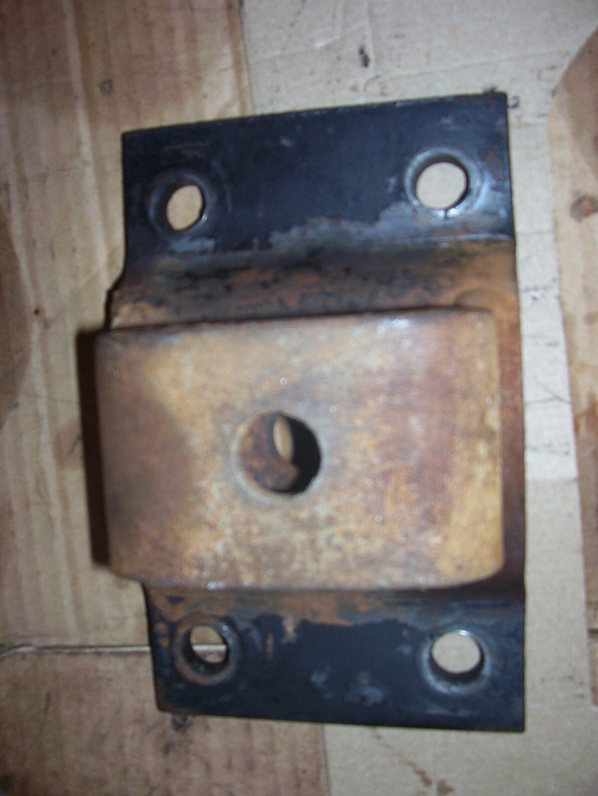 VINTAGE 1958 FORD 861 GAS TRACTOR -DRAWBAR ANCHOR BRKT- RUSTY | eBay