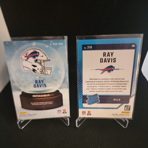 2024 Panini Donruss #RHS-RDA Ray Davis Rookie Sweaters Patch Card (RC ...