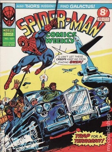 Spider-Man Comics Weekly #127 VG 1975 Stock Image Low Grade | eBay