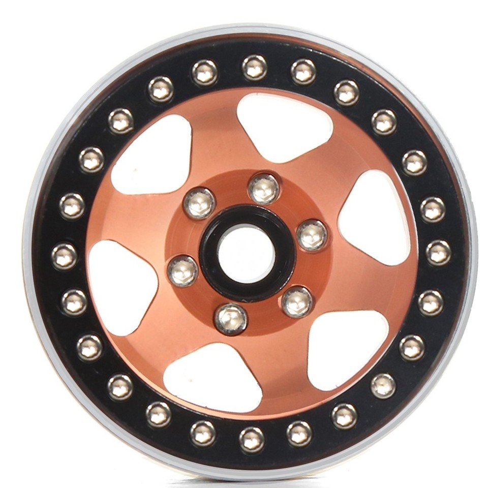 4 Stück 1,9--Beadlock-Felgenradnaben Aus Metall für 1/10 RC Crawler ...