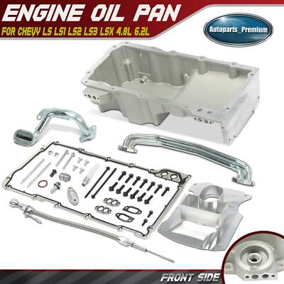 Front Wet Sump Retrofit Engine Oil Pan for Chevy LS LS1 LS2 LS3 LSX V8 ...
