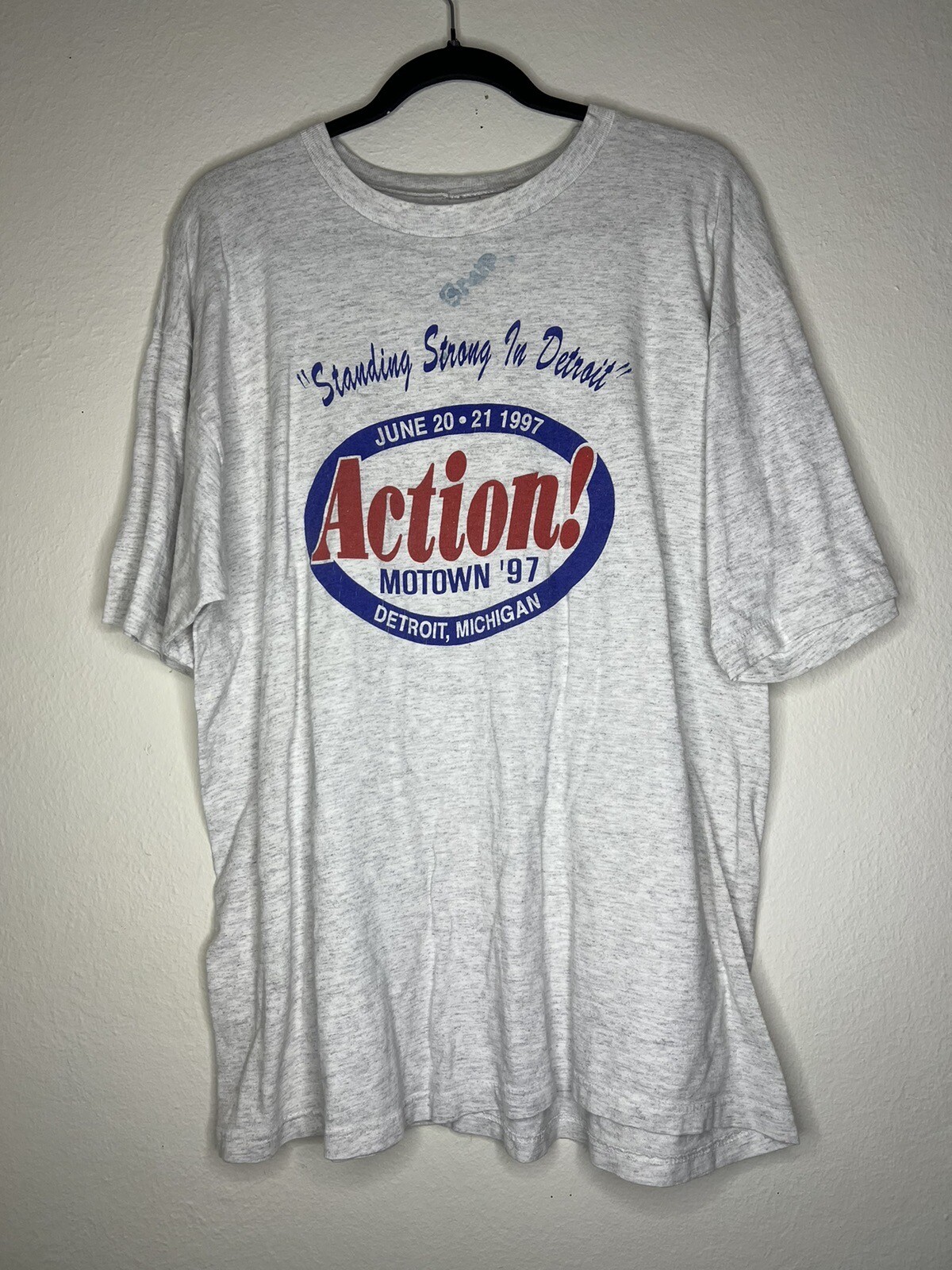 Rare Action 97 Motown Detroit Free Press Single Stitc… - Gem