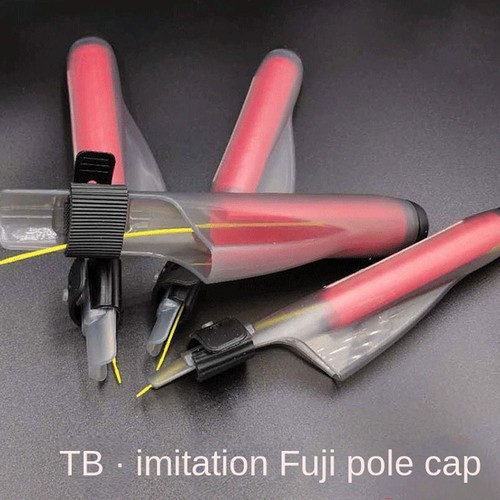 Hot Plastic Cover Fishing Rod Cap sea rod hat Pole Protection caps ...