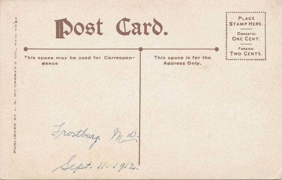 Frostburg MD * Birds Eye View 1912 * Allegany Co. | eBay