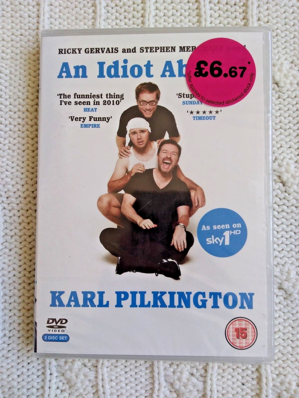 AN IDIOT ABROAD – DVD, 2-DISC SET, REGION-2, NEW, FREE POST WITHIN ...