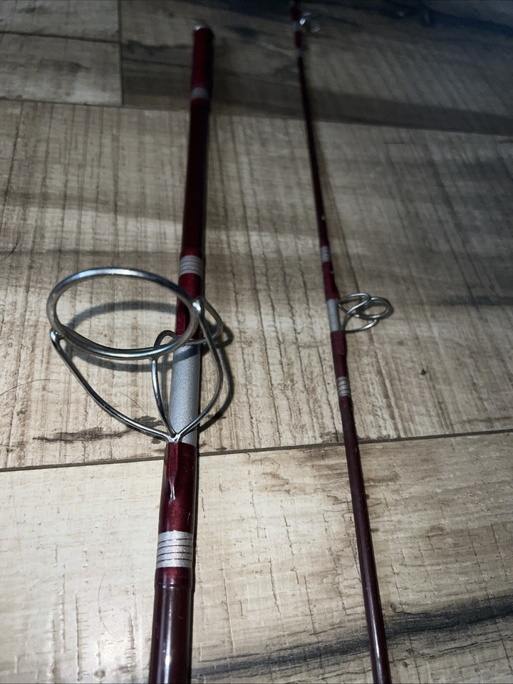 VNTG GARCIA Conolon 657 Surf Spinning Rod 8’ Fiberglass 2-Piece Fishing ...