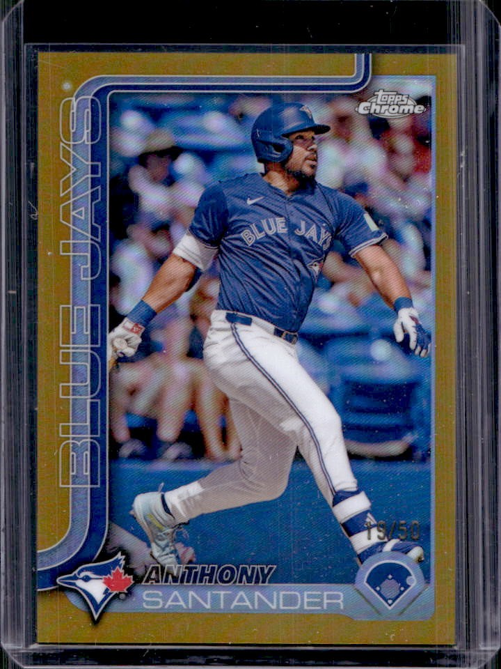 Anthony Santander 2025 Topps Chrome Logofractor Edition #60 Gold ...