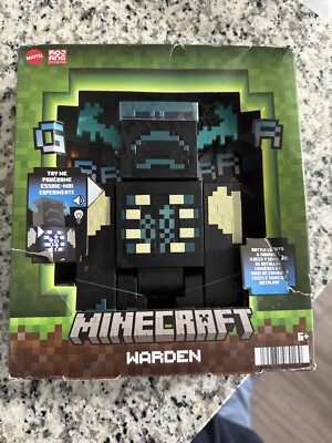 Boxed Minecraft Warden Action Figure Lights NIB Free Shipping | eBay