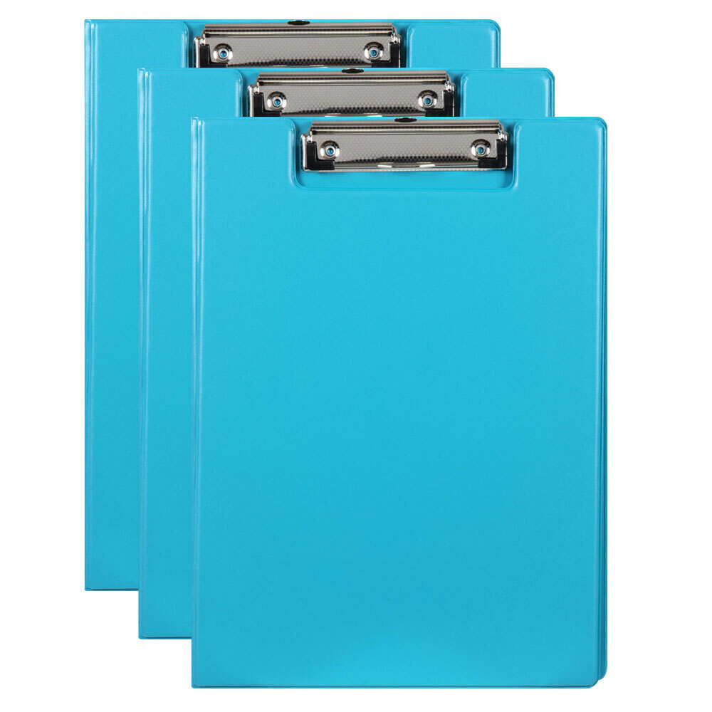 3PK Marbig PP Summer Colour A4 Document Clipfolder Office Paper/File ...