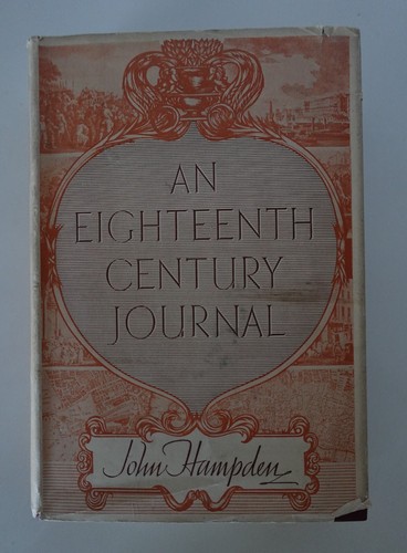An Eighteenth-Century Journal by John Hampden - 1940 1st Edition ...