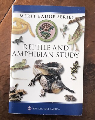 2010 BOY SCOUT MERIT BADGE BOOK - REPTILE & AMPHIBIAN STUDY | eBay