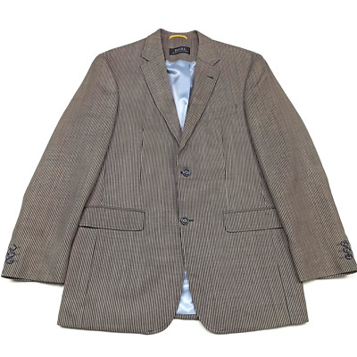 Digel Hommes Veste Blazer Sakko Eur 50 UK 40R Laine Beige Noir Rayé ...