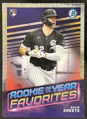Gavin Sheets RC Mojo Rookie of the Year Favorites 2022 Bowman Chrome # ...