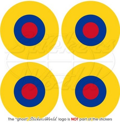 ECUADOR Ecuadorian AirForce Aircraft Roundels 50mm(2") Vinyl Stickers ...