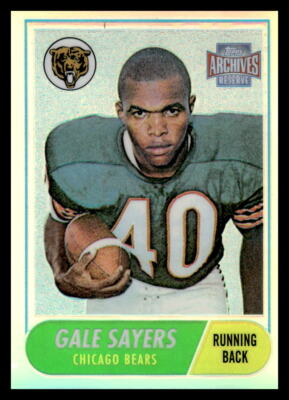 Gale Sayers 2001 Topps Archives Reserve #34 Chicago Bears Football Card ...
