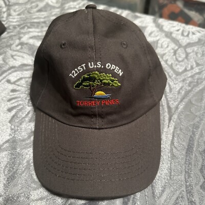 US Open Hat Torrey Pines 121st US Open PGA Golf Summer Grey Adjustable ...