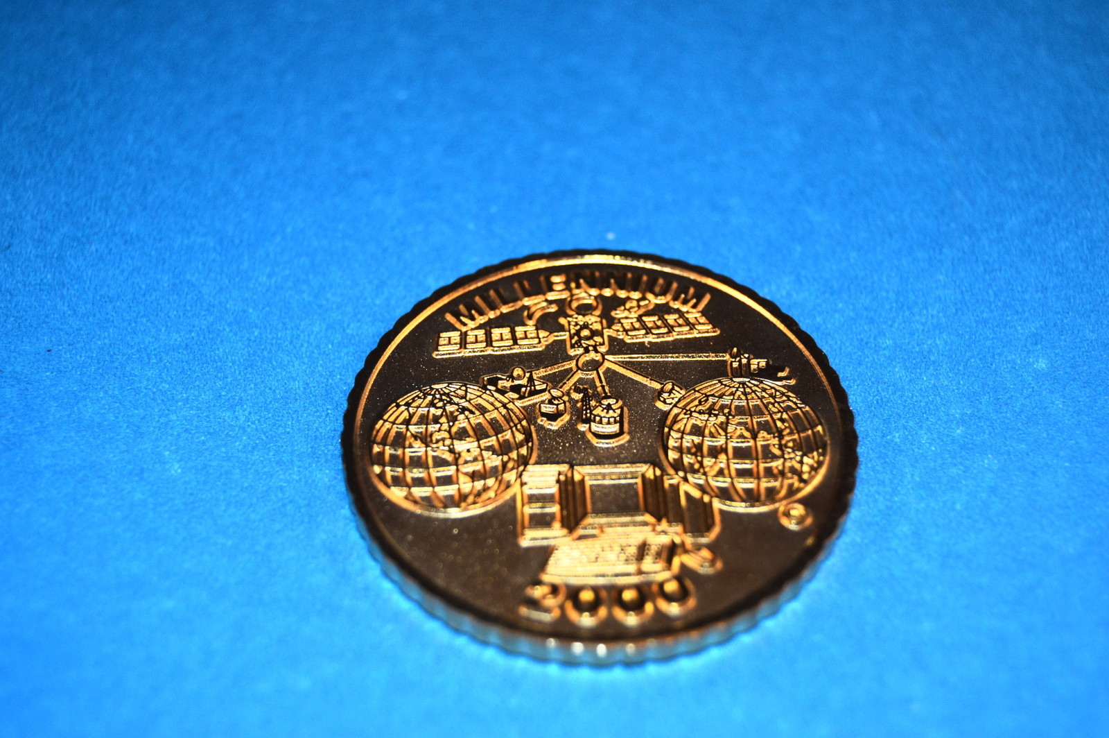 Prototype MILLENIUM YEAR MEDALLION 2000 Schools Very Heavy Metal Medal ...