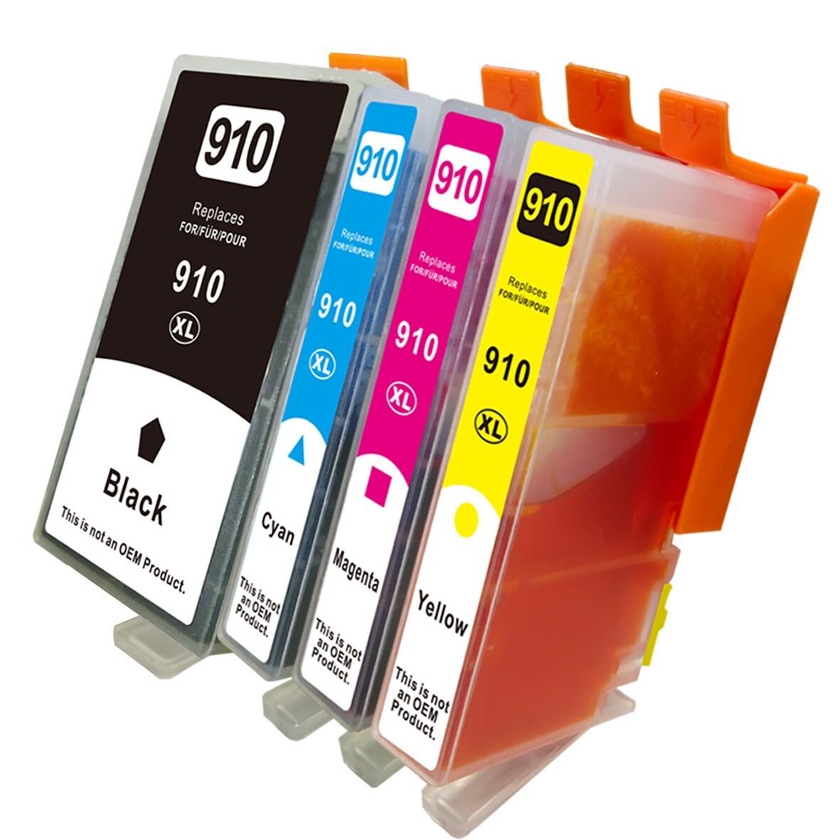 4 Ink One set compatible for HP 910XL,OfficeJet 8012,8013,8014,8015 ...