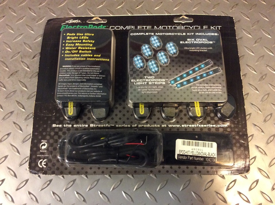 Street FX Streetfx Green Black Electropod LED Light Strip Kit 12 Volt ...