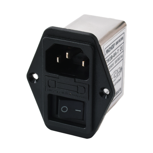 1PC NEW CW2B-6A-T IEC Socket Switch EMI Filter 115/250V 6A AC Power ...