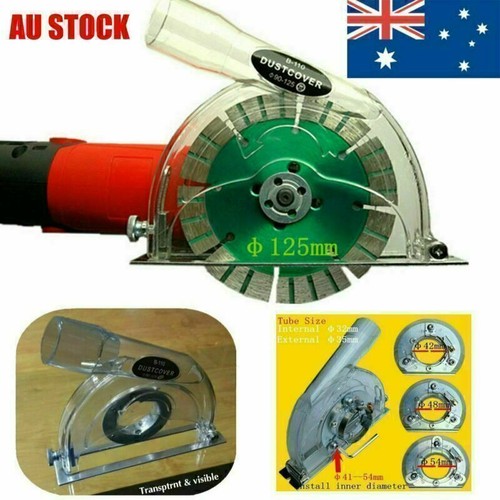 AU Clear Cutting Dust Shroud Grinding Dust Cover for 4"/5" Angle Hand ...